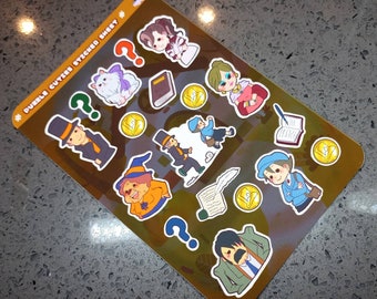 Breaking Cuties 4x6 Sticker Sheet Giftideas, Kawaii Stickers ...