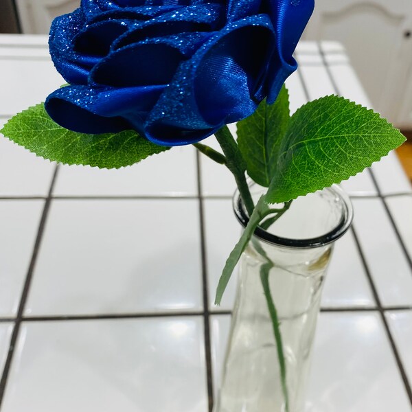 Royal Blue Rose - Etsy