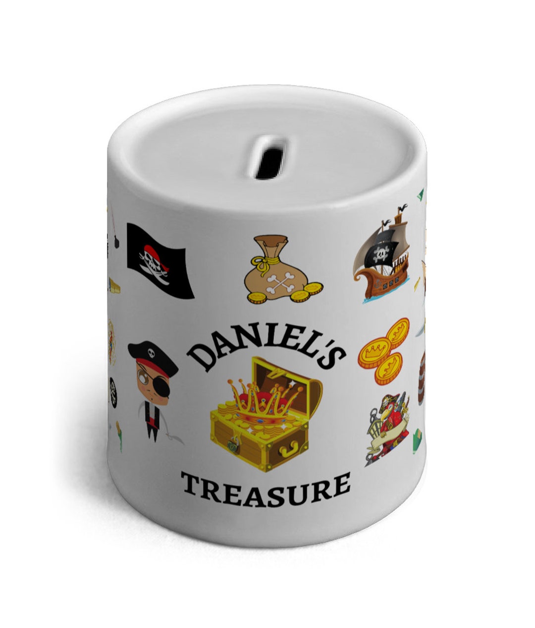 Personalised Boys Money Box Pirate. Ceramic. Childrens Piggy - Etsy