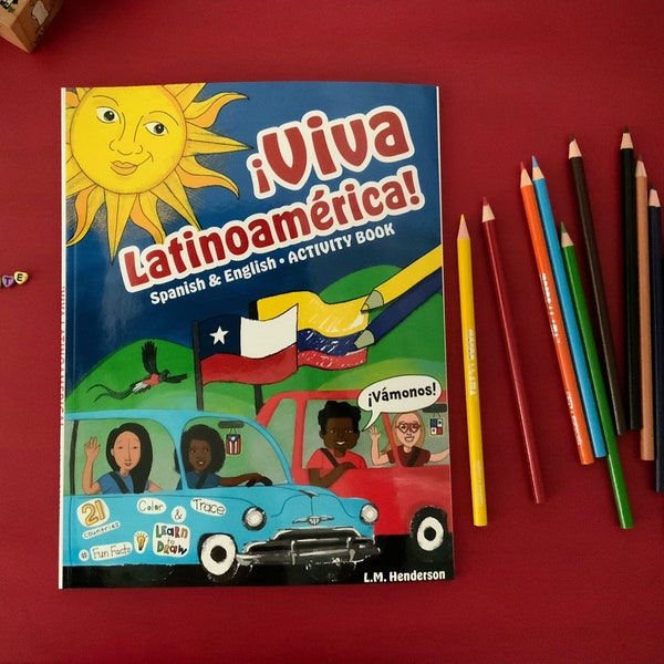 Bilingual Coloring Book - Etsy