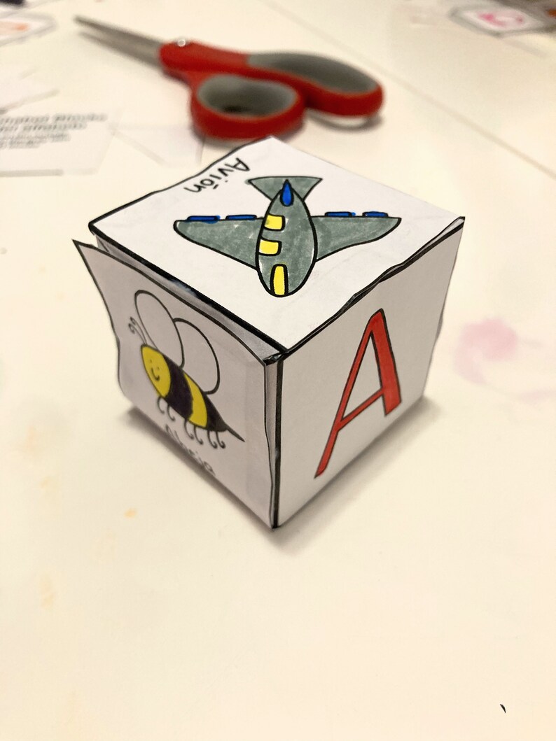 Spanish Alphabet Blocks Coloring Activity Printables for Ages 3 to 12 ...