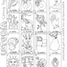 Lotería Coloring Page PDF Digital Download 8.5x11in - Etsy