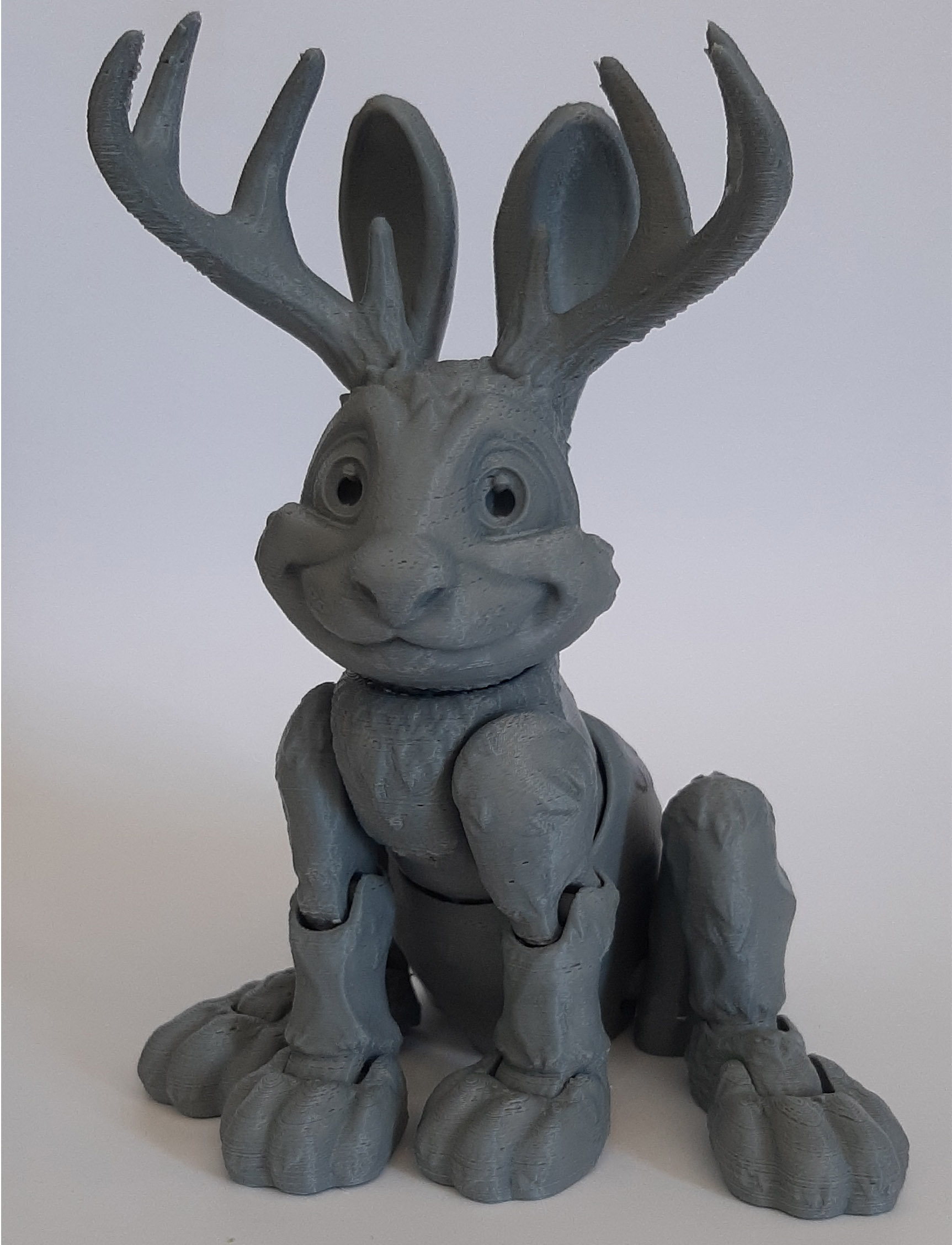 Jackalope 3d Print, Most Adorable 3d Printed Jackalope Ready to Jump ...