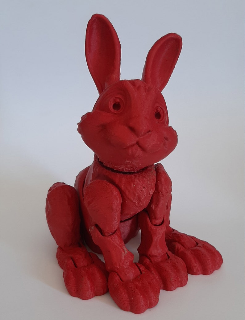 Articulated 3d Printed Rabbit, Adorable Gift Get Your Hands on One ...