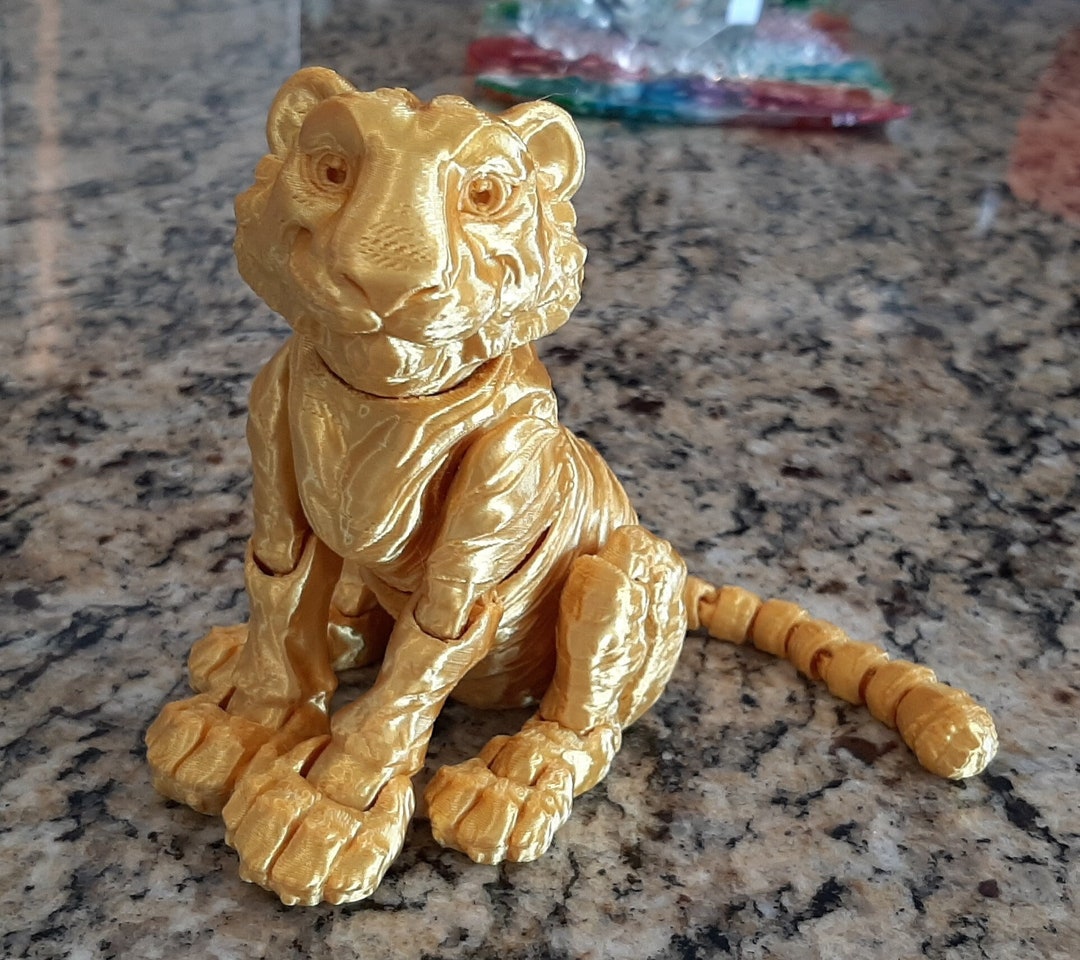 This 3d Printed Tiger is Grrrreat! A Purrrrfect Gift for Any Cat Lover ...