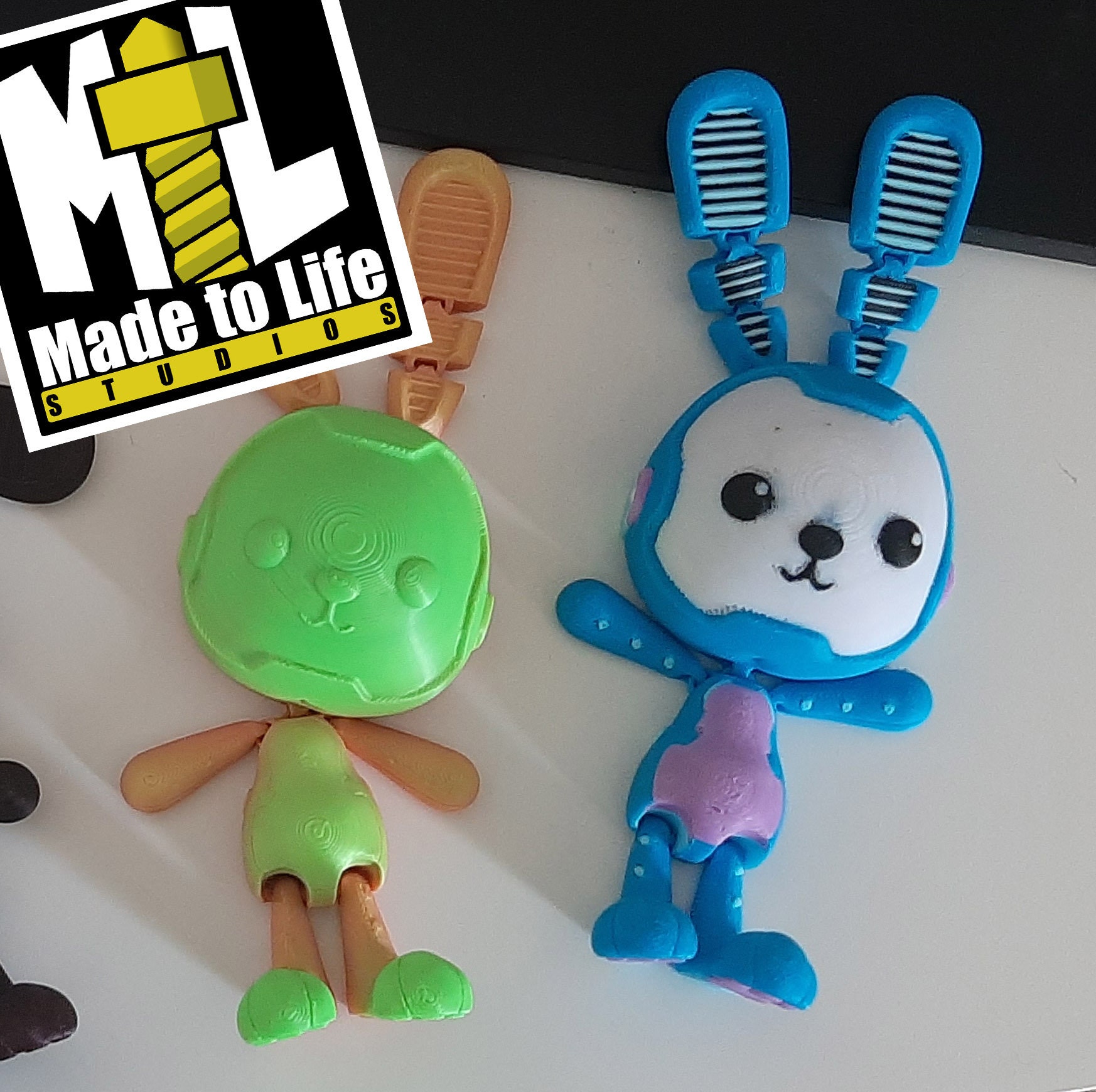 Articulated Robot Bunny Fidget Toy - Etsy