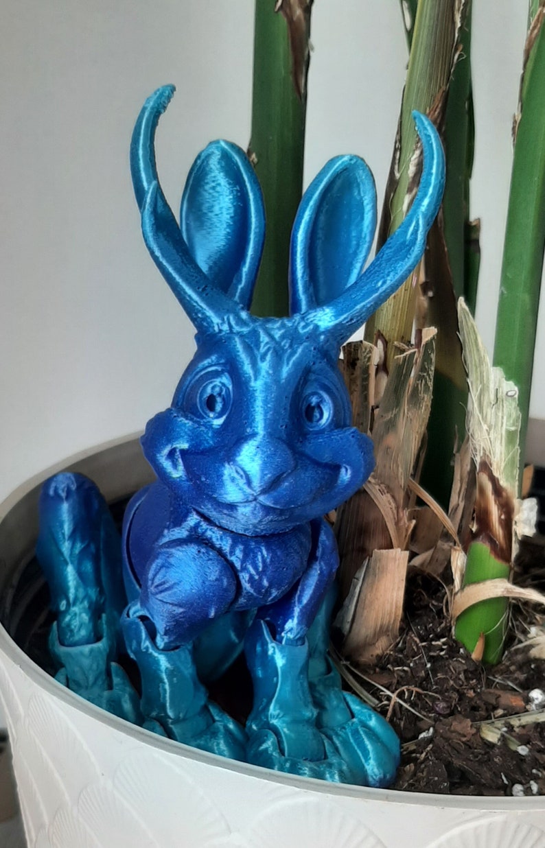 Jackalope 3d Print, Most Adorable 3d Printed Jackalope Ready to Jump ...