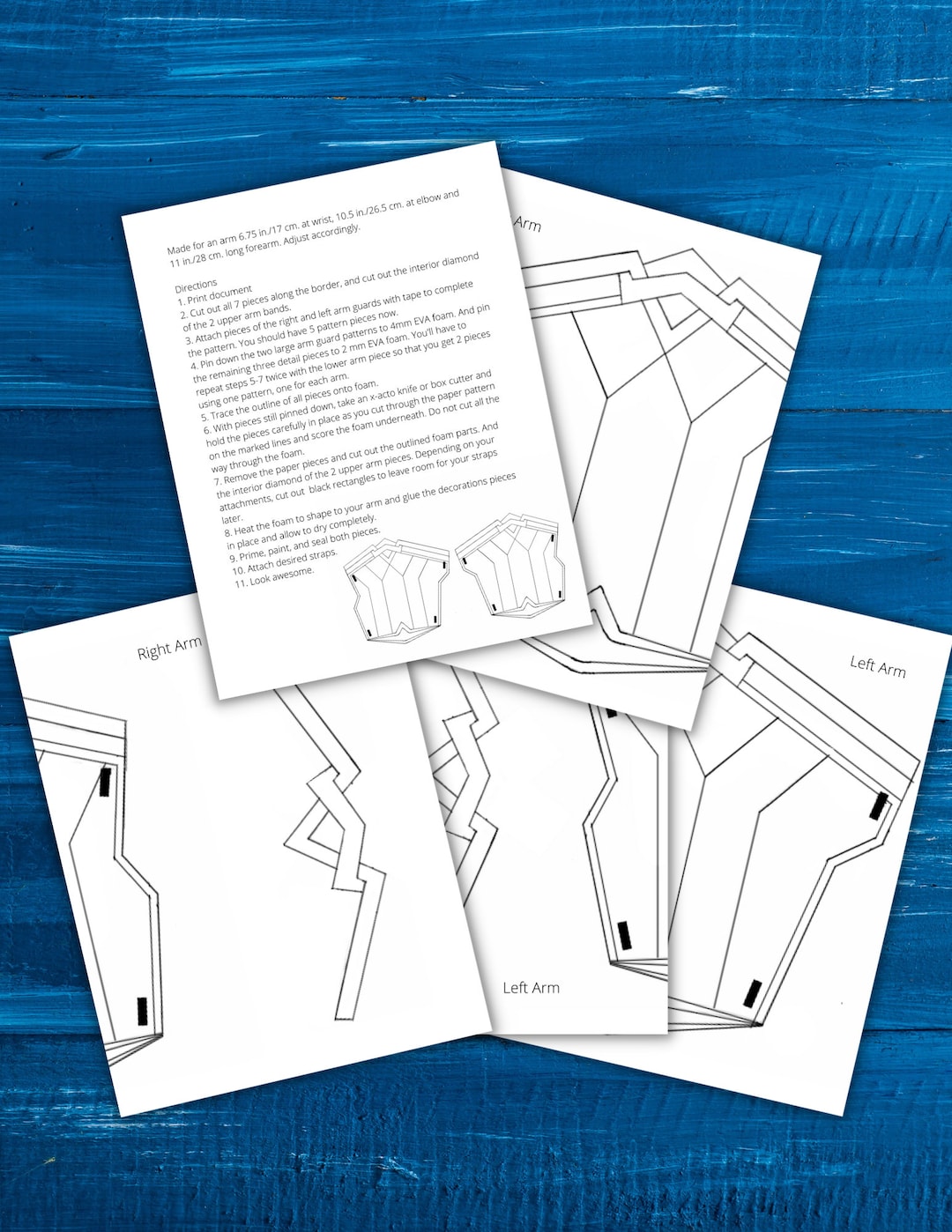 Wonder Woman Bracer Template - Etsy UK