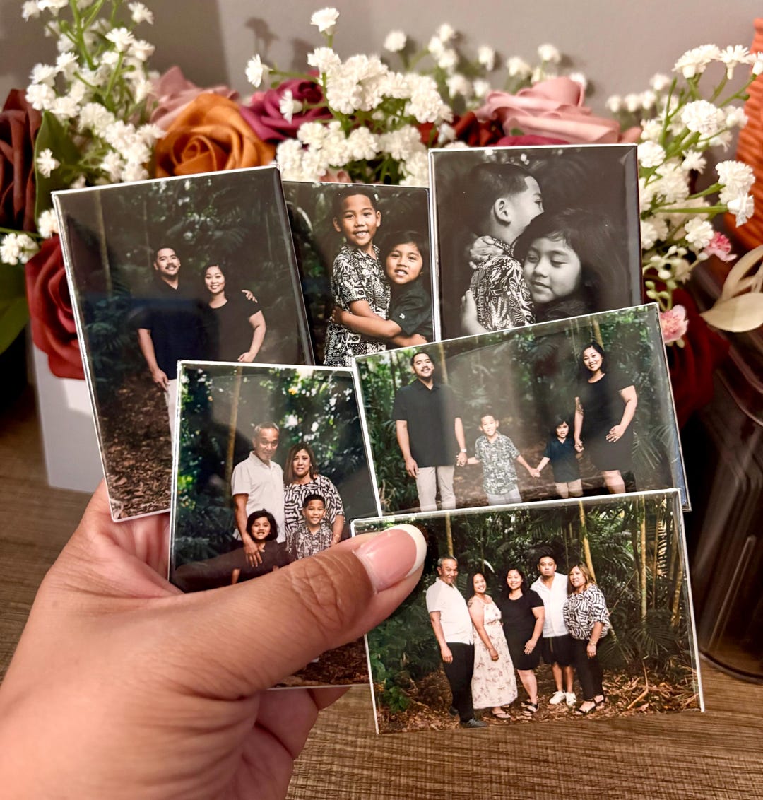 HOLIDAY SPECIAL Custom Photo Magnets! for Holiday Greetings, Festive ...