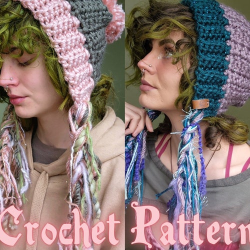 Adult Bonnet Crochet Pattern PDF - Etsy