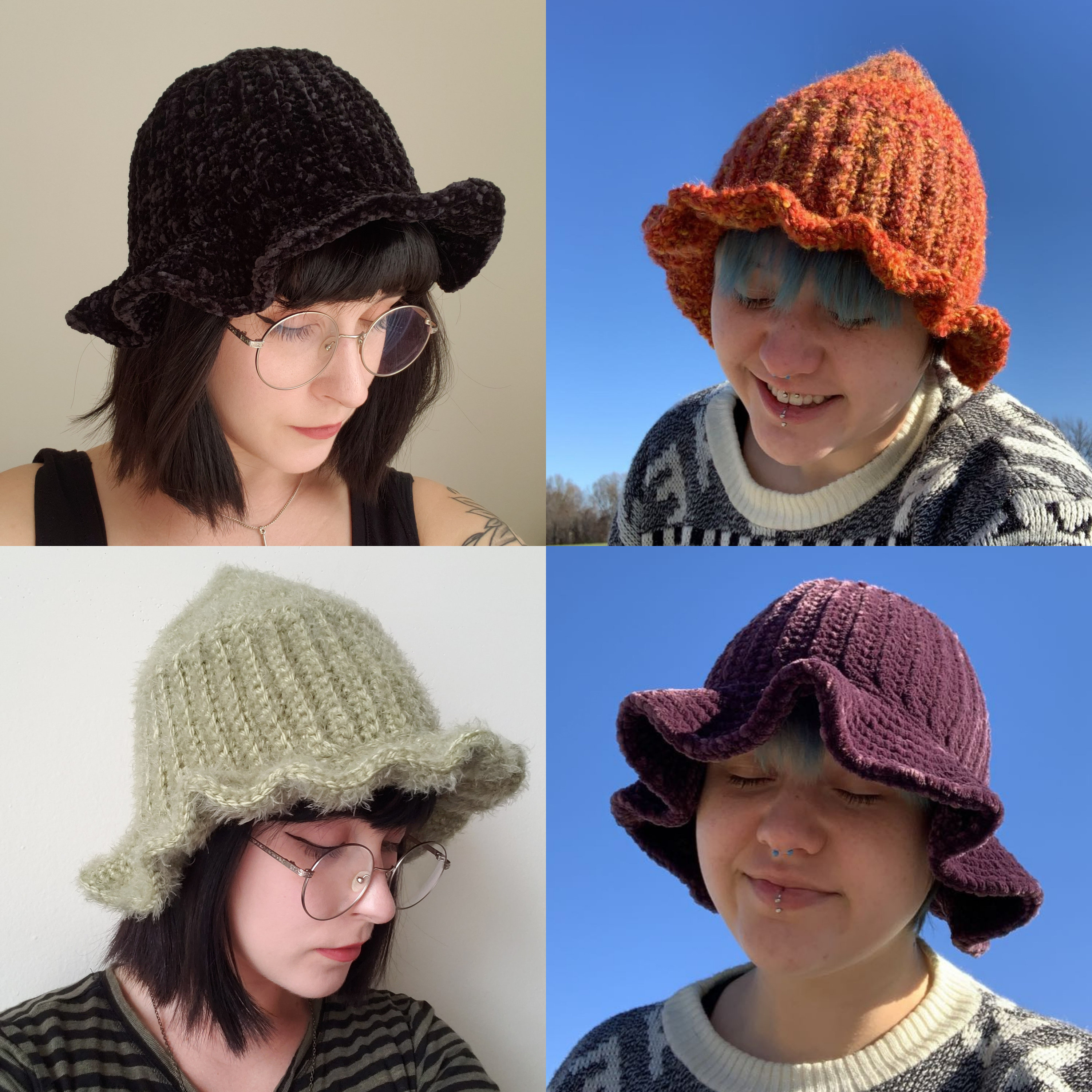 Foxglove Bucket Hat Crochet Pattern DIGITAL FILE Not a - Etsy
