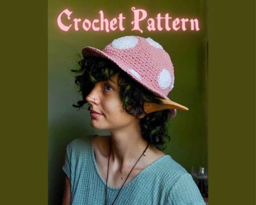 Mushroom Cap Crochet Pattern - DIGITAL FILE Not a Finished Hat - Etsy