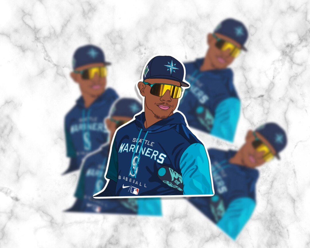 Julio Rodriguez Sticker Seattle Mariners Mlb Baseball - Etsy
