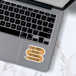 Education Sticker, Teacher Sticker, Affordable Accessible Education ...