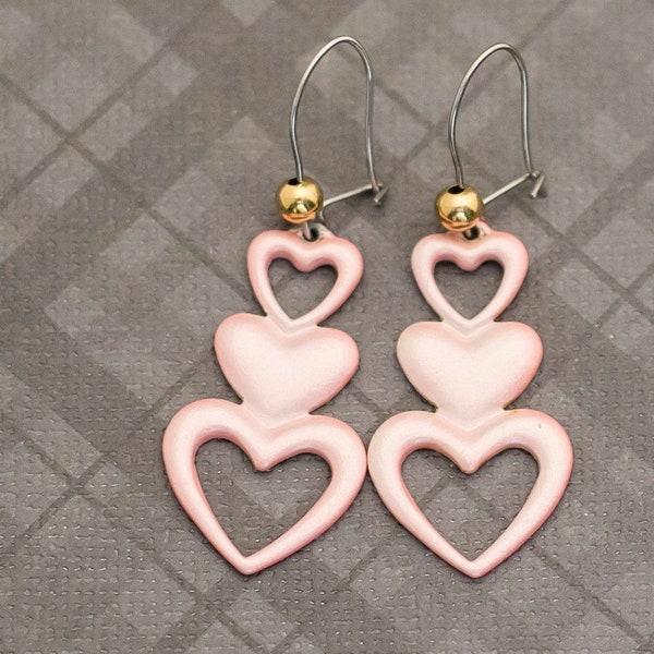 Avon Heart Earrings - Etsy