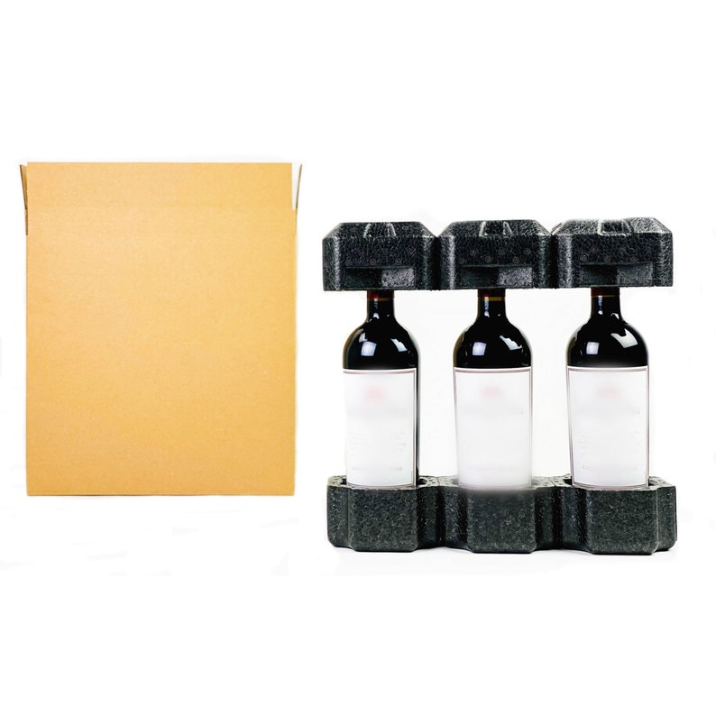 Sustainable Universal Wine Bottle Shipping Box Packaging, Fedex/ups ...