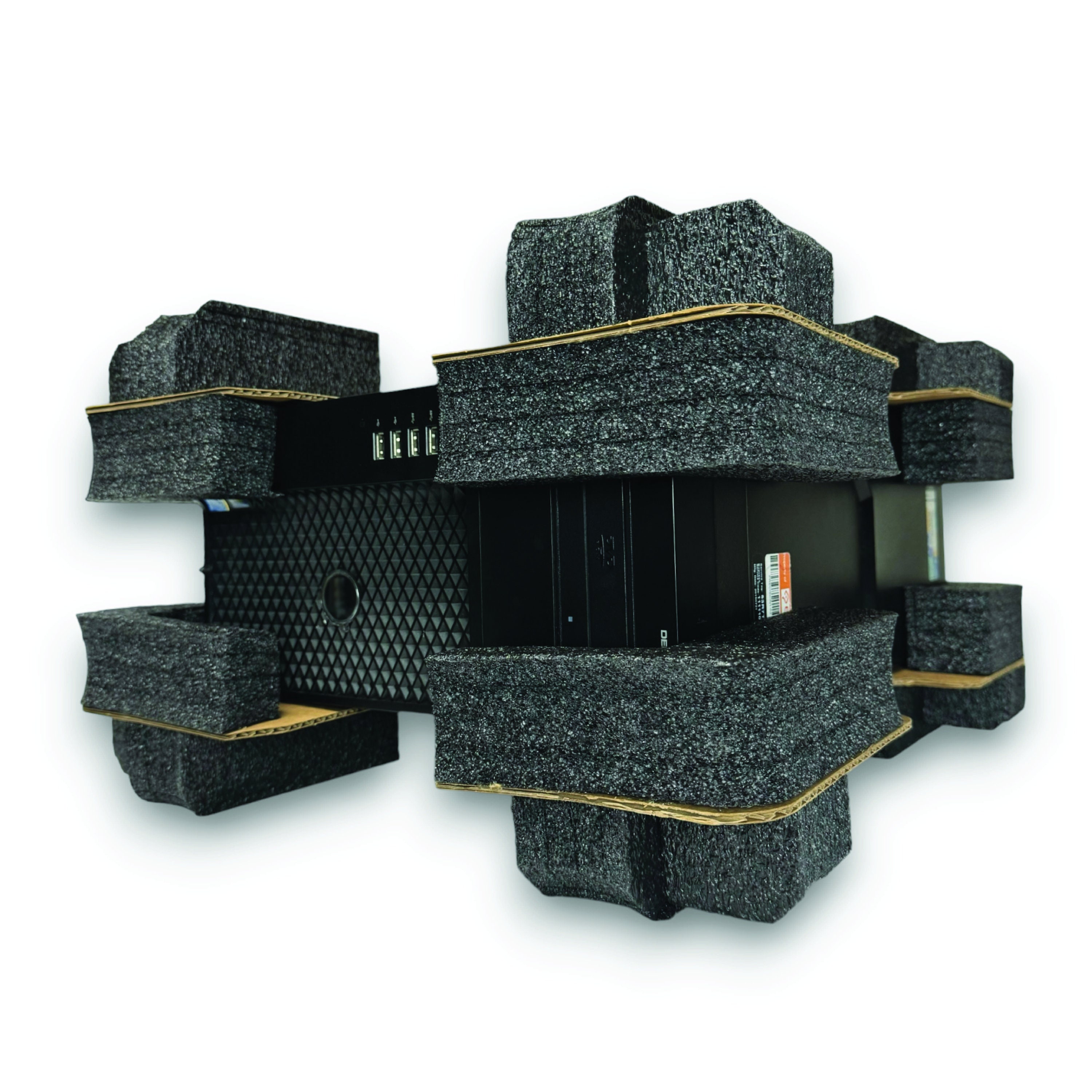 EPE USA Universal Desktop Computer Tower Shipping Box, Secure and ...