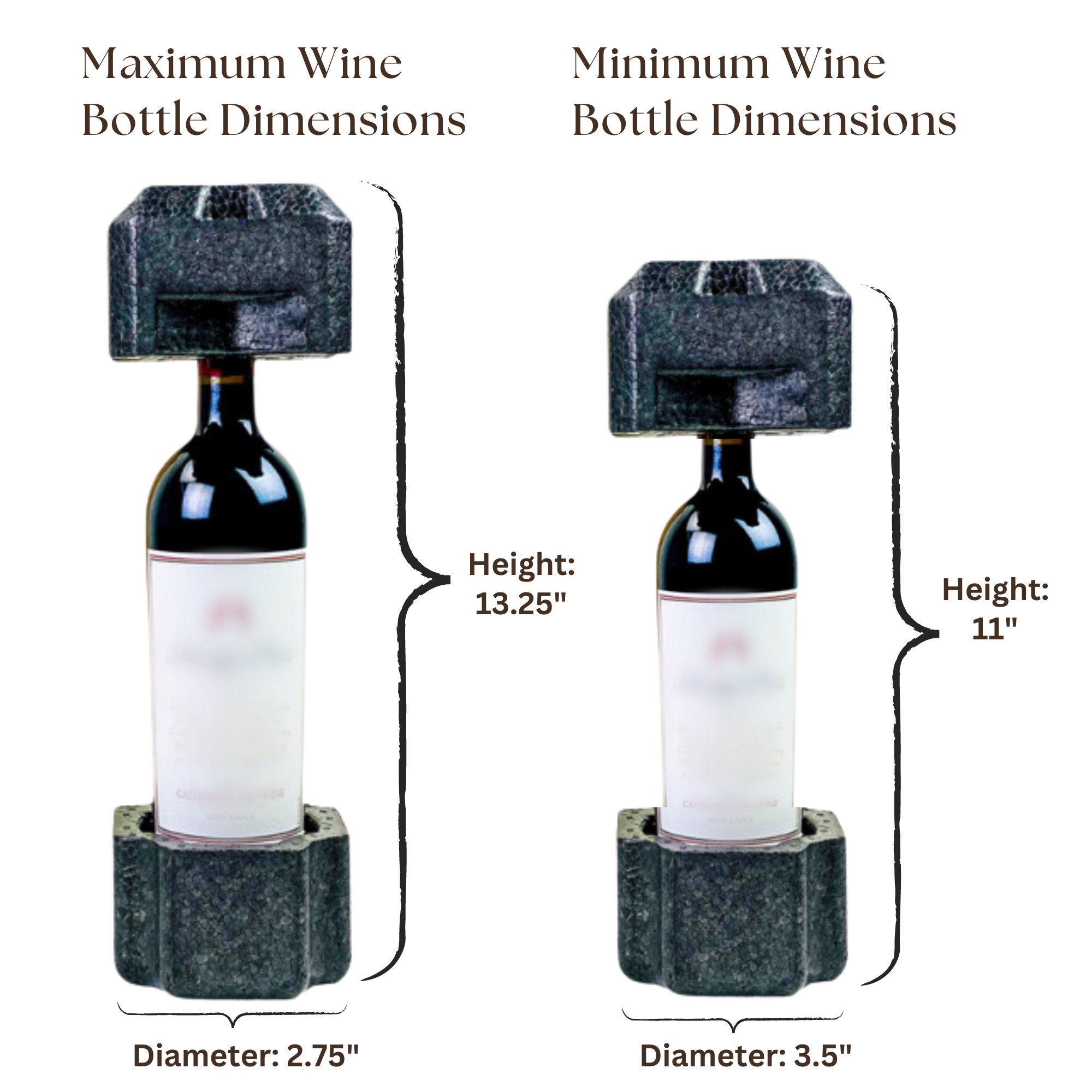 Sustainable Universal Wine Bottle Shipping Box Packaging, Fedex/ups ...