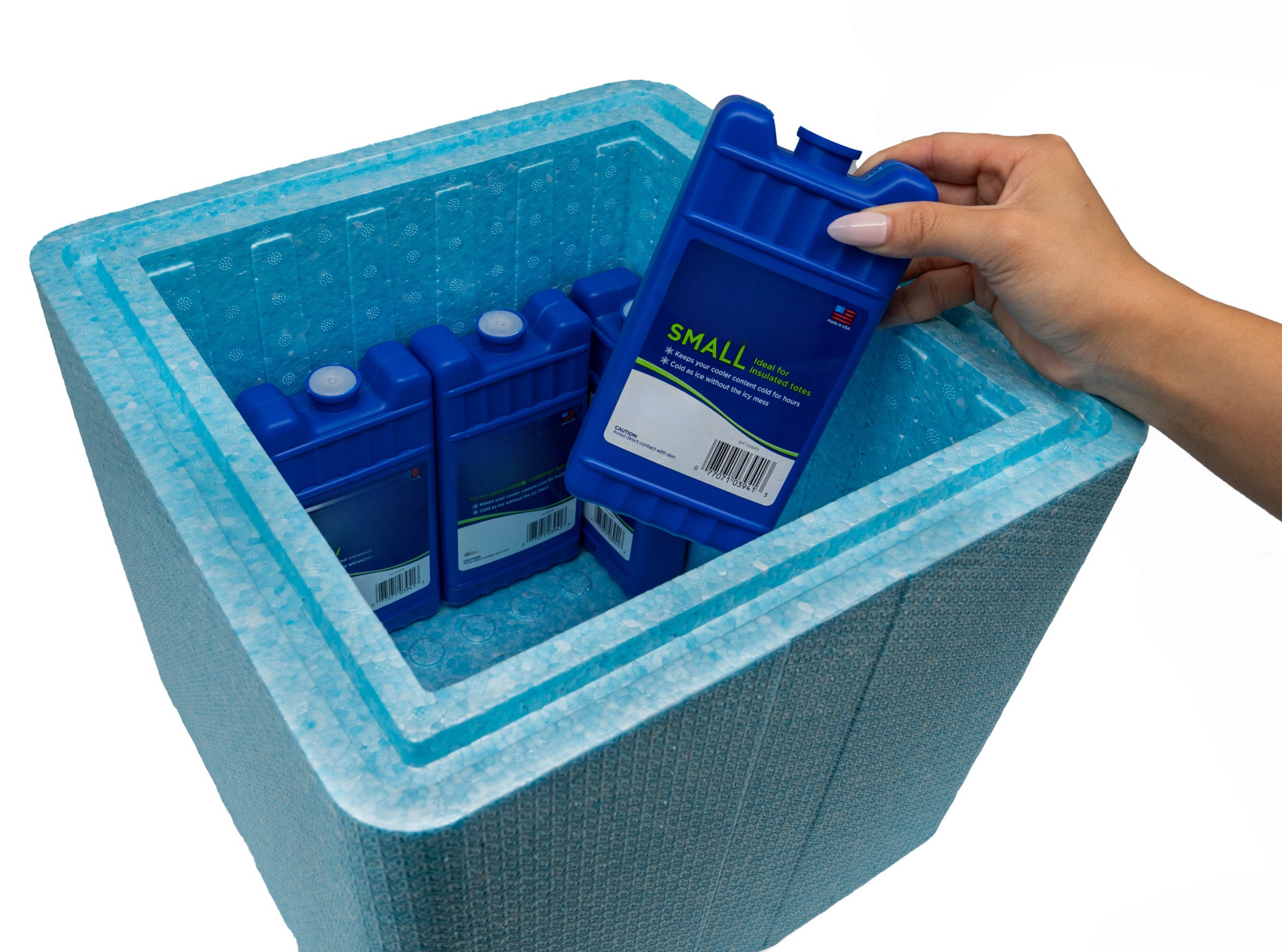 EPE USA Insulated Cold Shipping Box With Foam Cooler Reusable ...