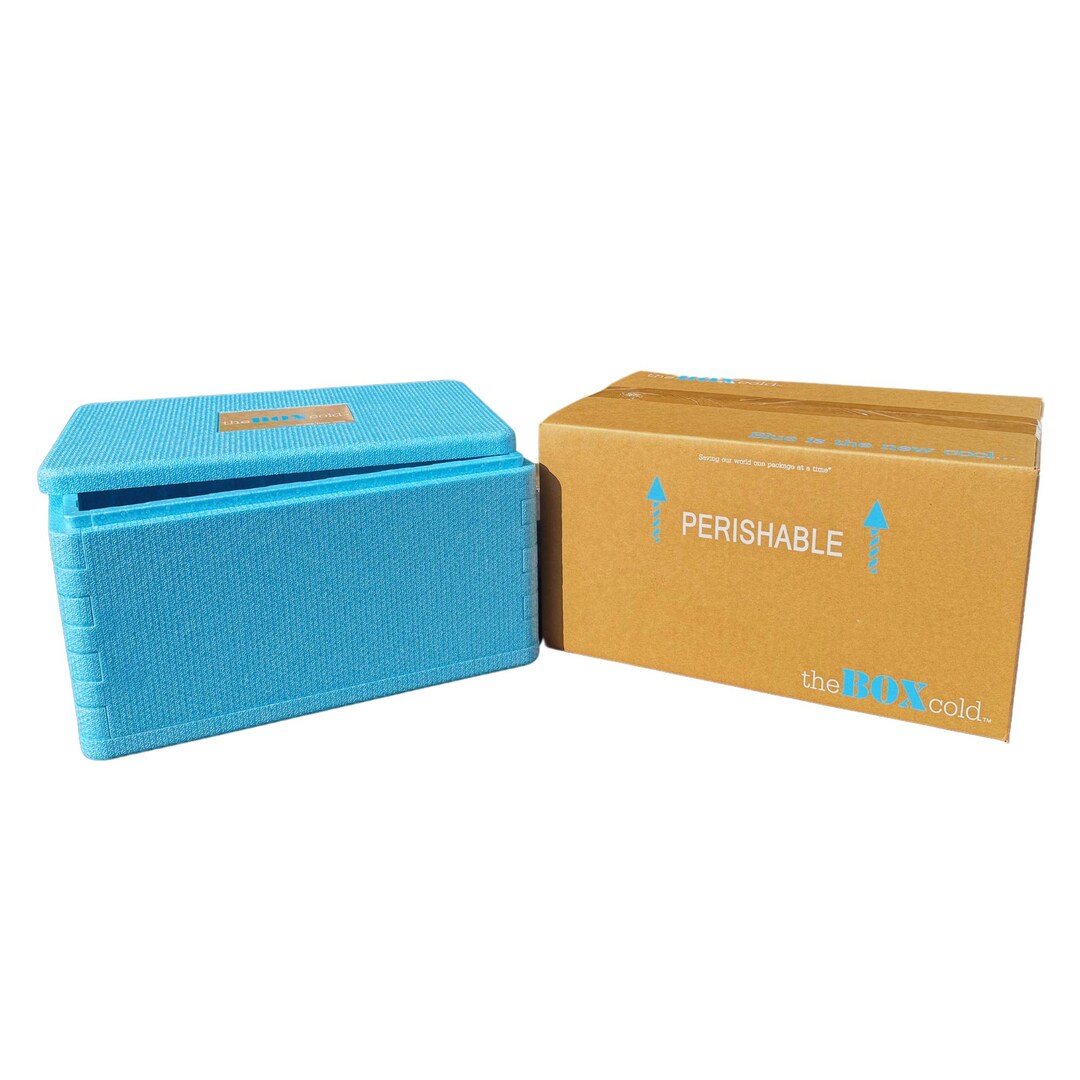 Insulated Cold Shipping Box With Foam Cooler Inside Dimensions: 17" X ...