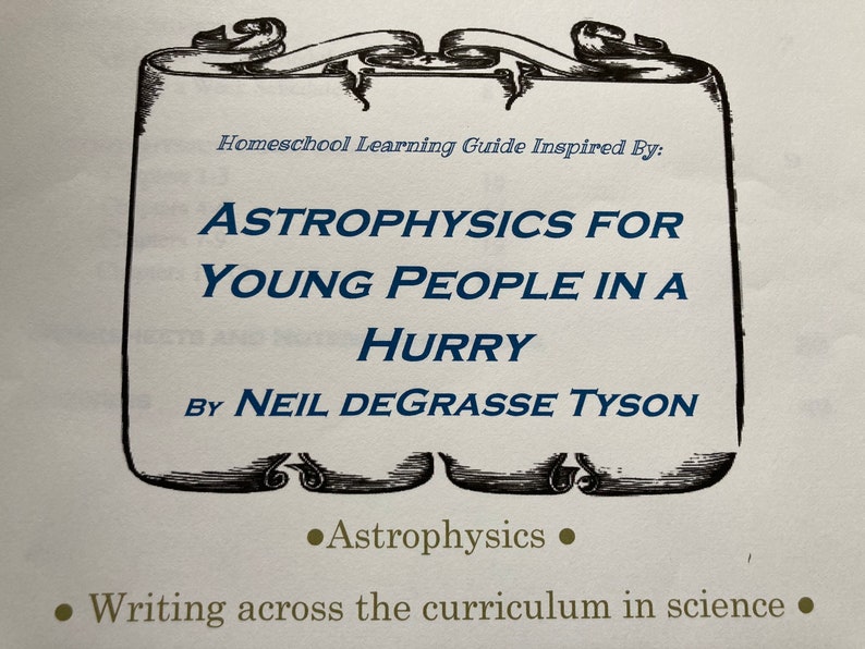 Astrophysics for Young People in a Hurry Learning Guide | Etsy