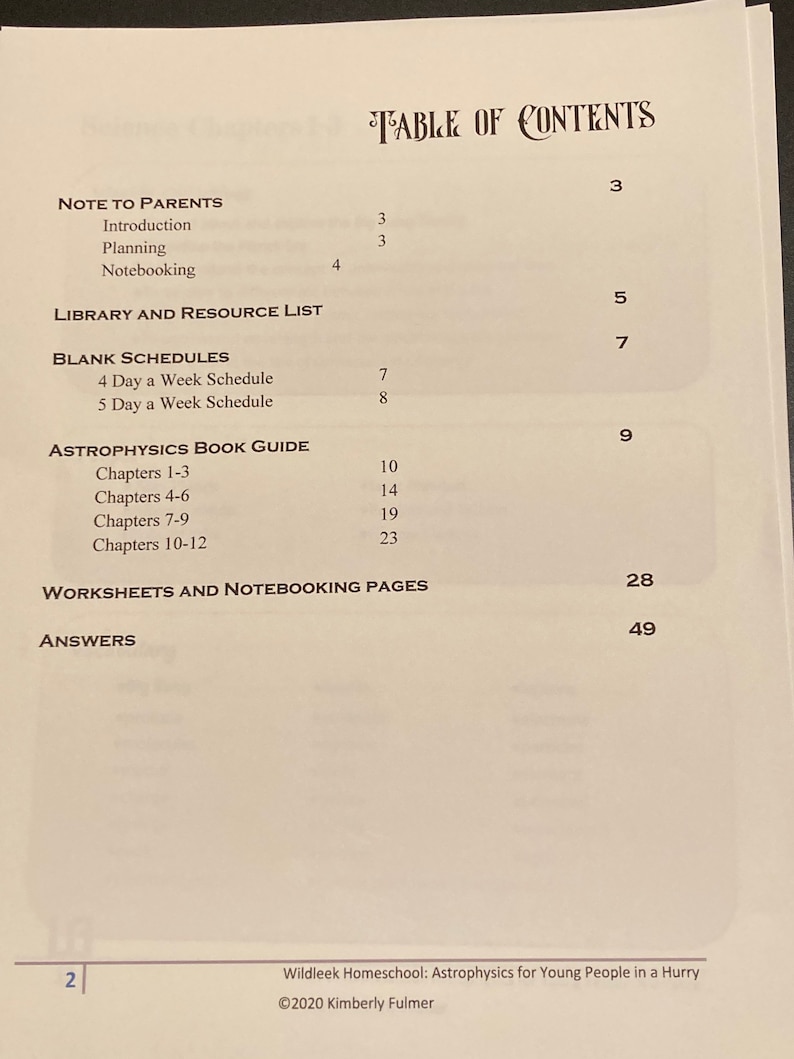 Astrophysics for Young People in a Hurry Learning Guide by Earthsong ...