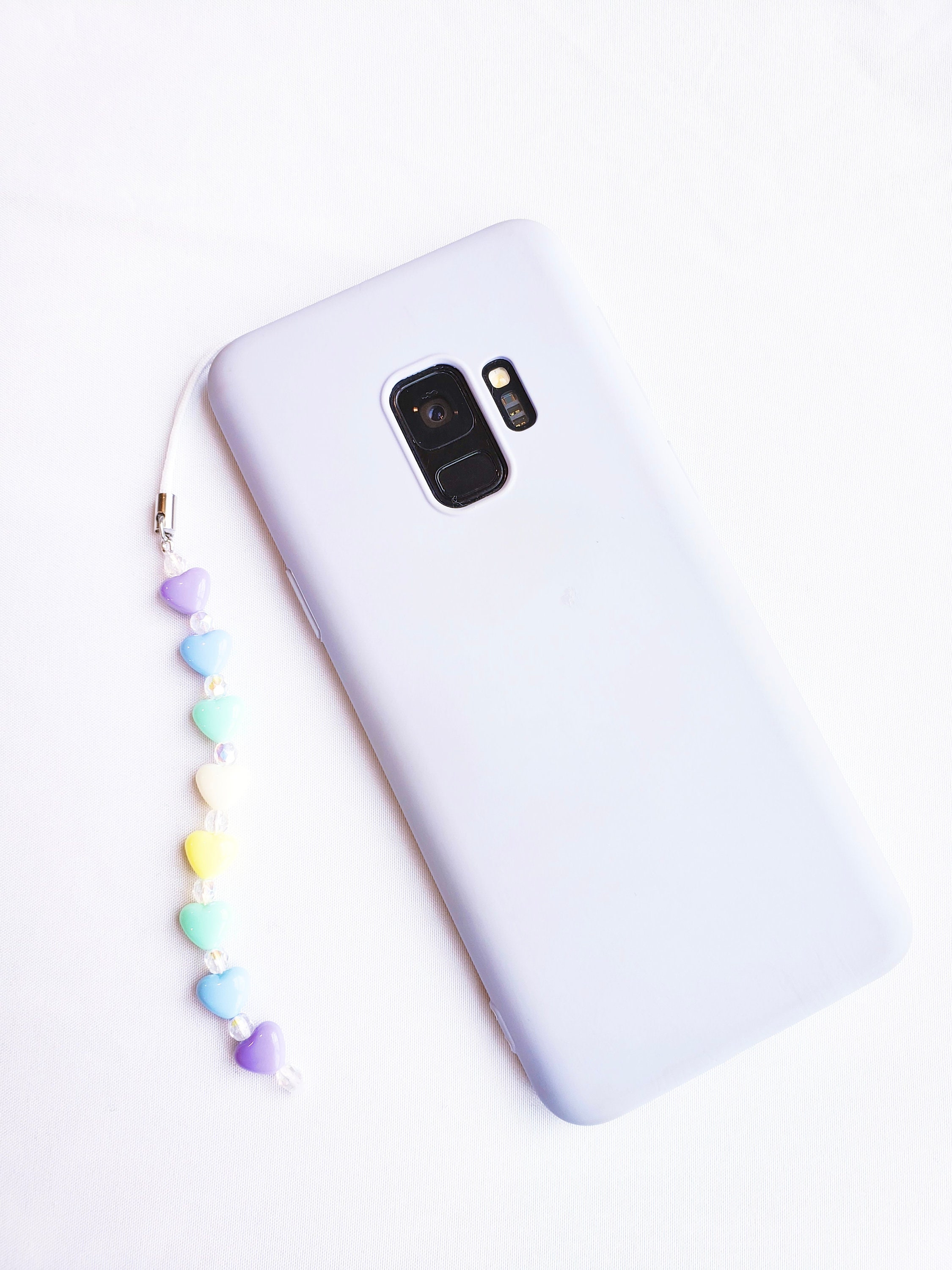 Pastel Beaded Phone Charm / Cute Phone Keychain / Cute Beaded Phone ...