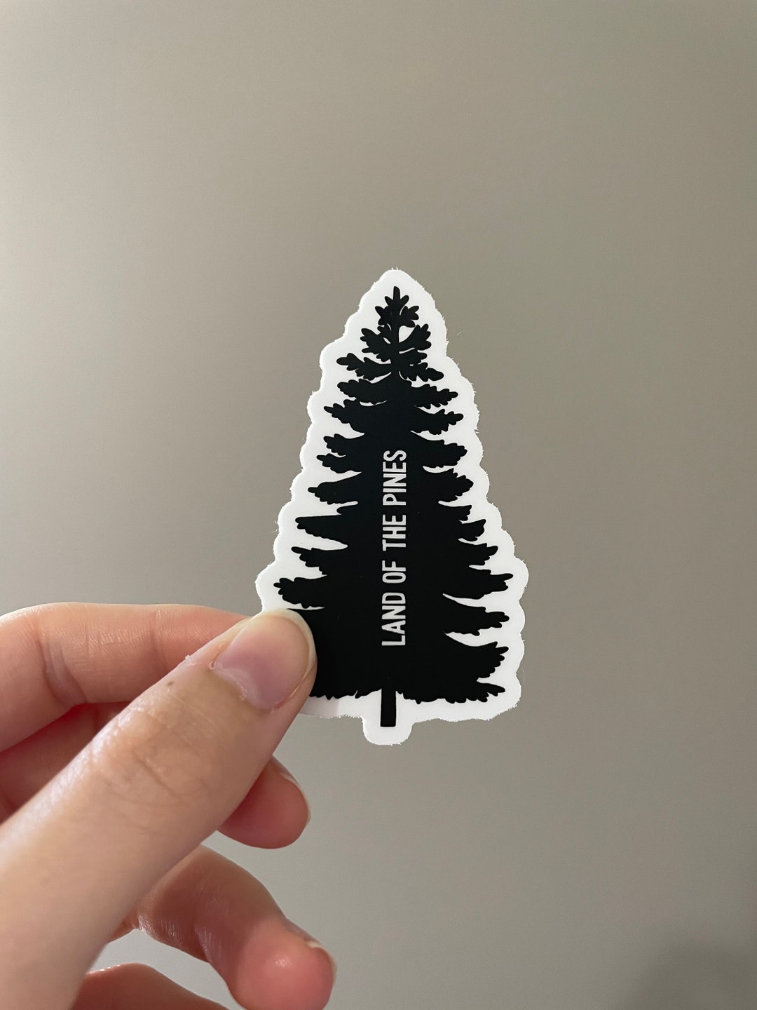 Land of the Pines Pine Tree North Carolina Sticker Vinyl - Etsy