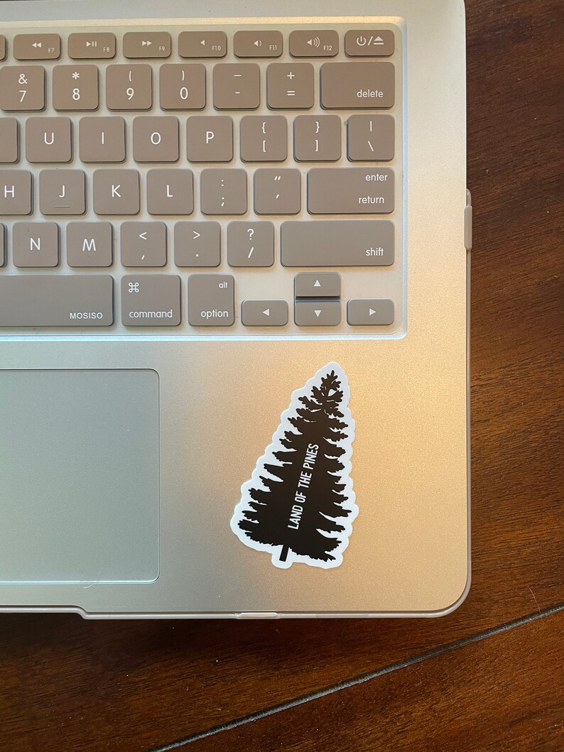 Land of the Pines Pine Tree North Carolina Sticker Vinyl - Etsy