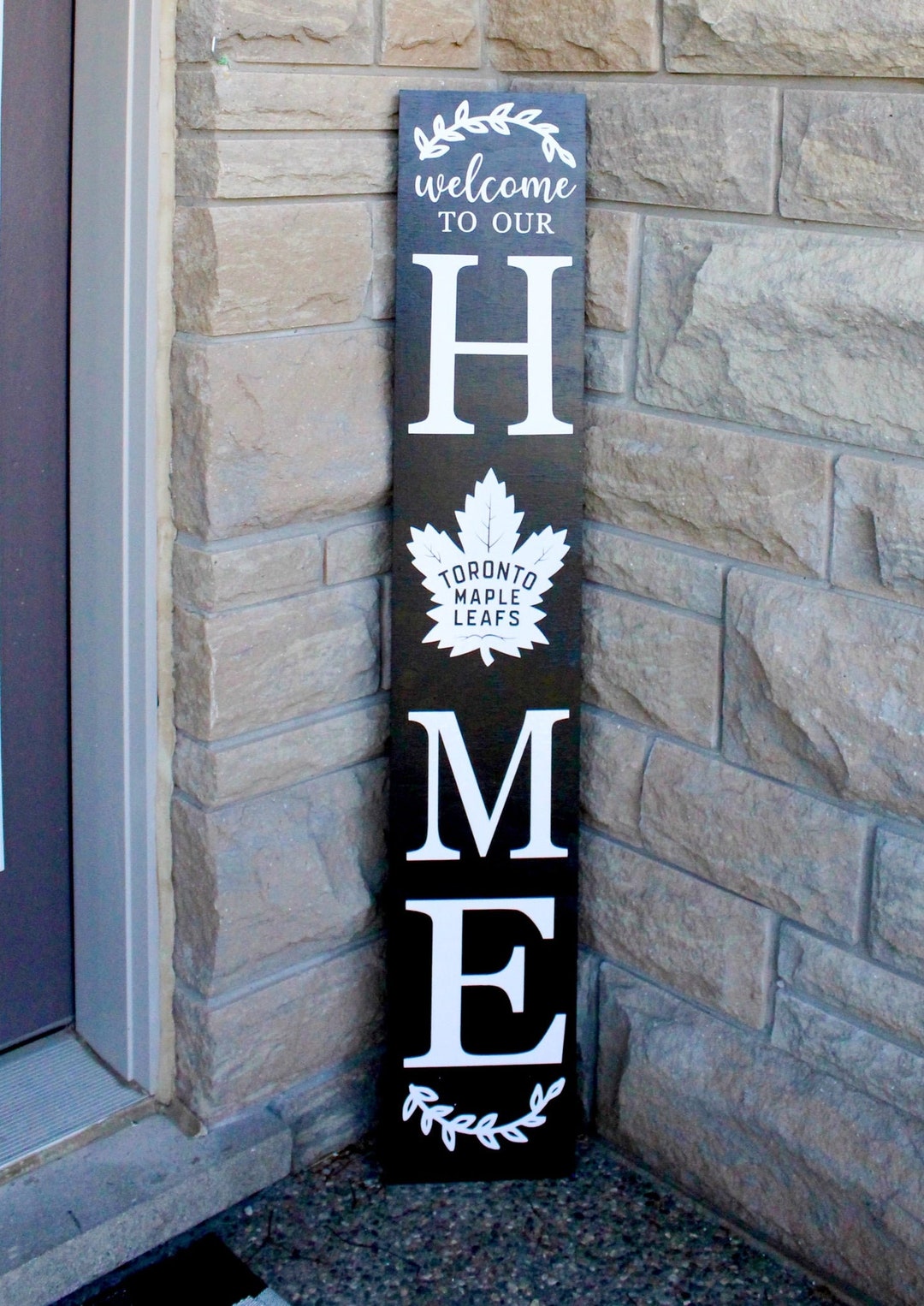 Toronto Maple Leafs Porch Wood Sign | Customize | Decor | Sports NHL ...