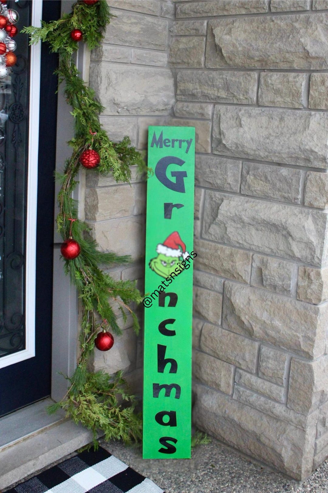 Grinch Porch Wood Sign | Customize | Decor | Home Decoration | Family ...