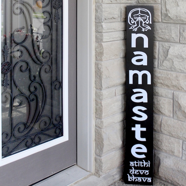 Namaste Sign - Etsy
