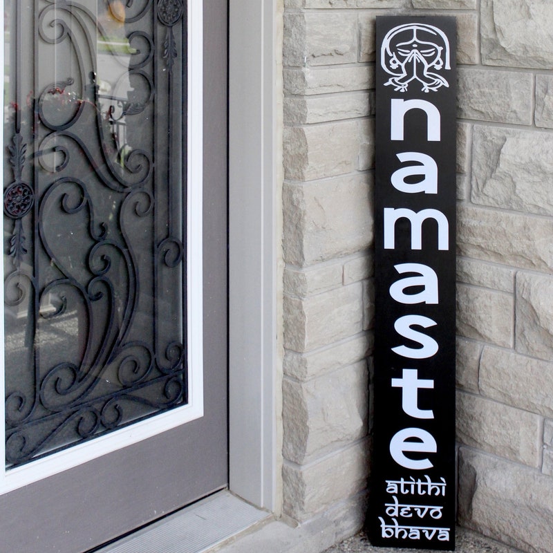 Namaste Sign - Etsy