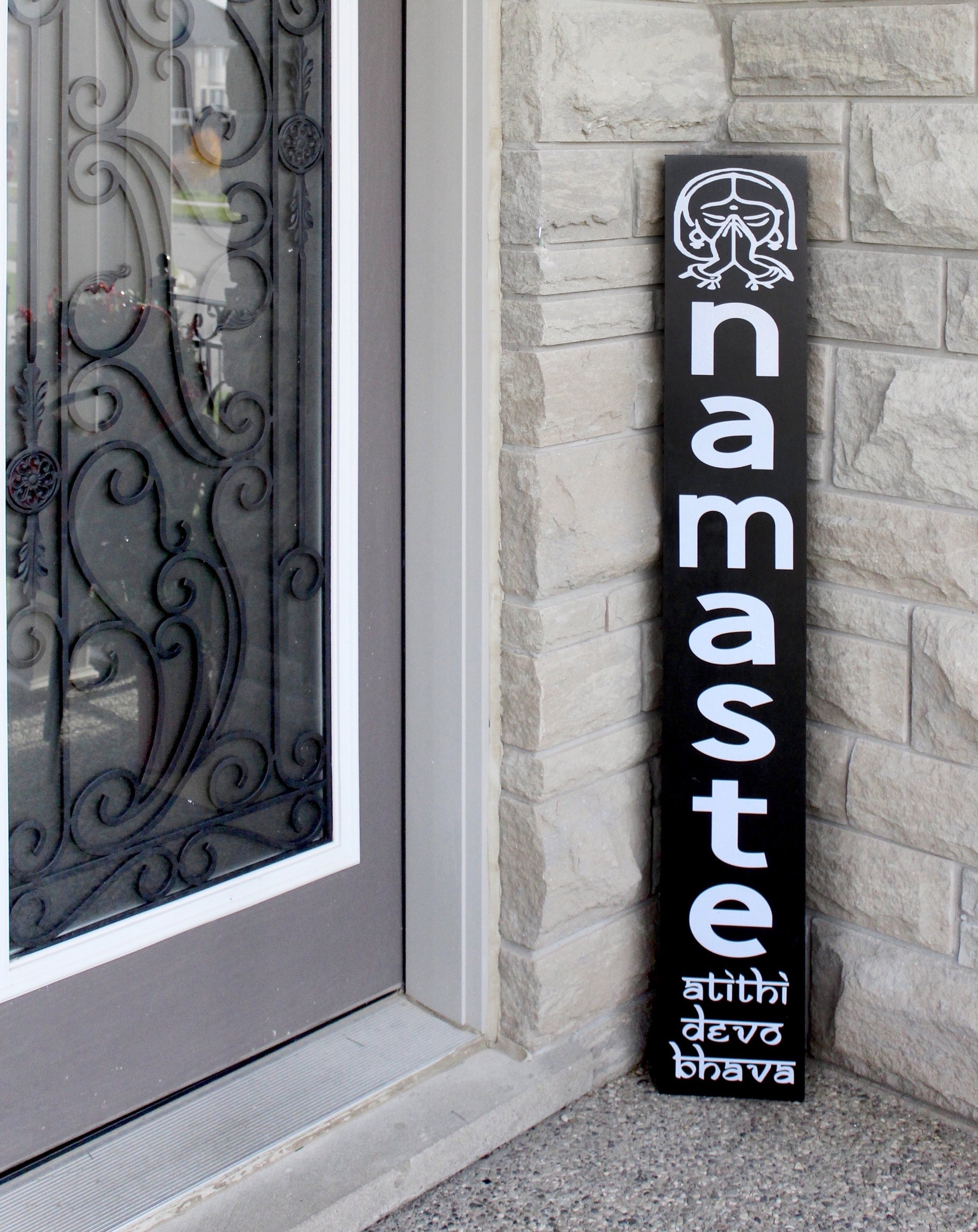 Namaste Welcome Sign