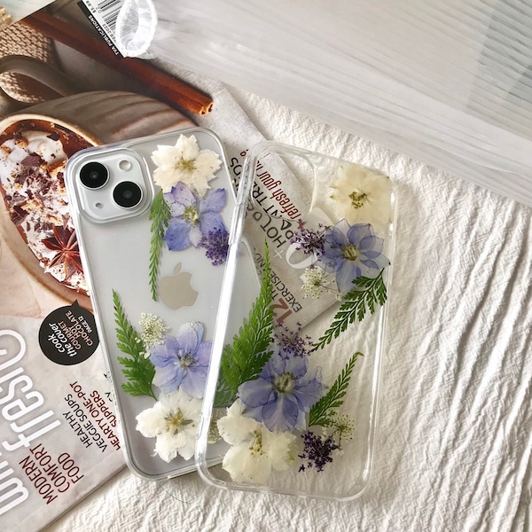 Pressed Flower Case - Etsy