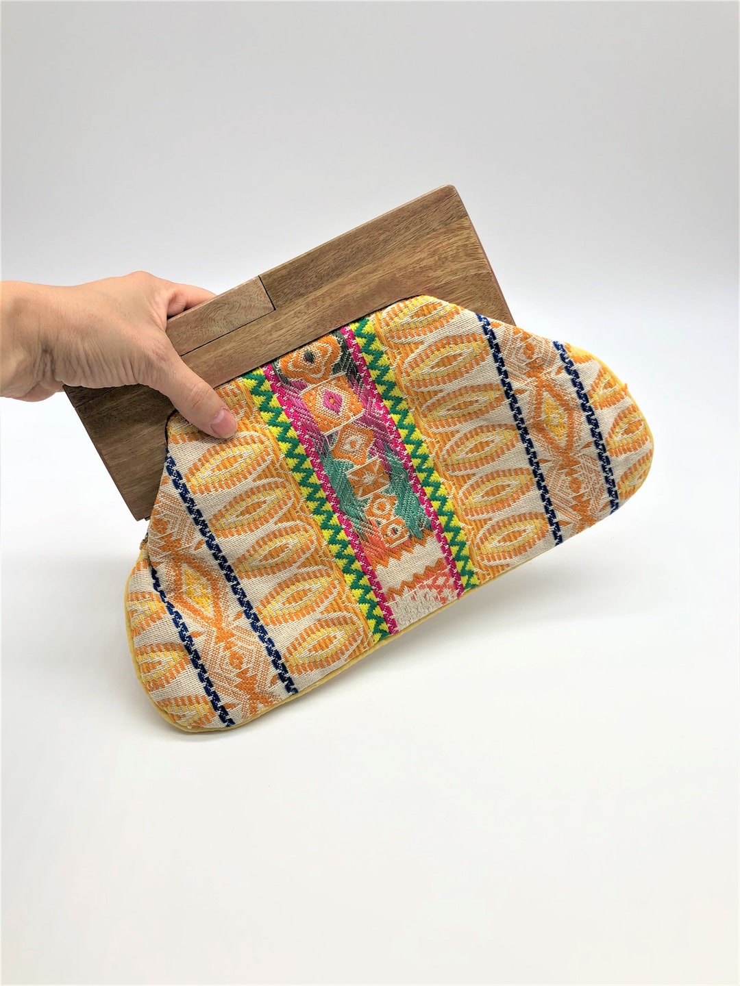 Yello Beaded Embroidered Clutch | Unique Fashion Accessories, Gift ...