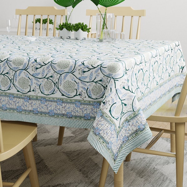 Block Print Tablecloth - Etsy