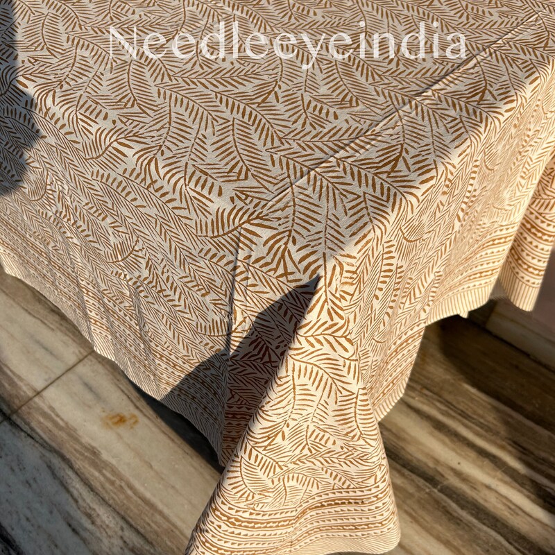 Block Print Tablecloth - Etsy
