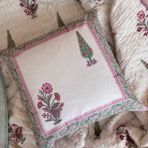 Indian Cushion Cover, Block Print Cushions, Indian Pillows, Cushion ...