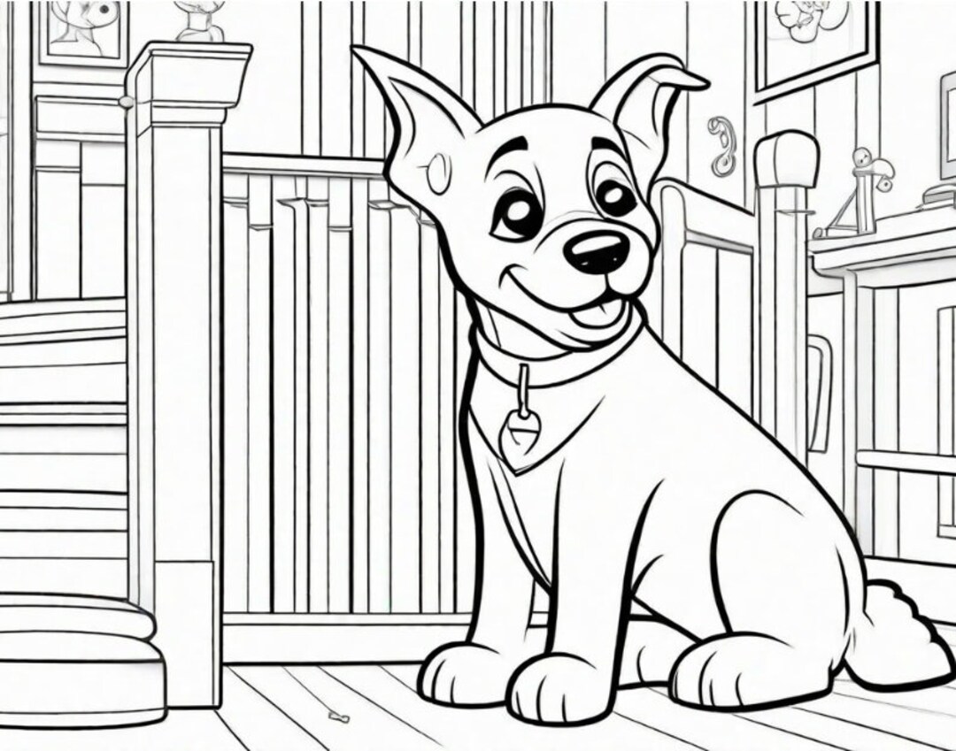 Children's Coloring Book, 4 Bundles of Cats and Dogs - Etsy