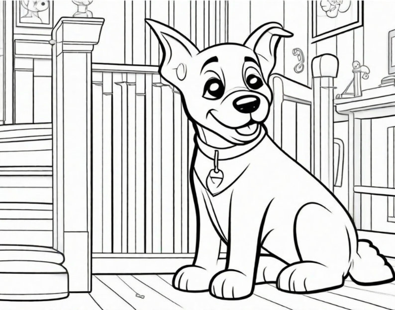 Children's Coloring Book, 4 Bundles of Cats and Dogs - Etsy