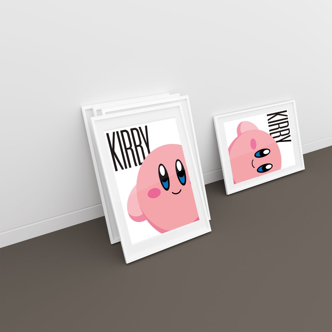11x14, 8x10 KIRBY Printable Poster - Vector Graphics, Digital Clip Art ...