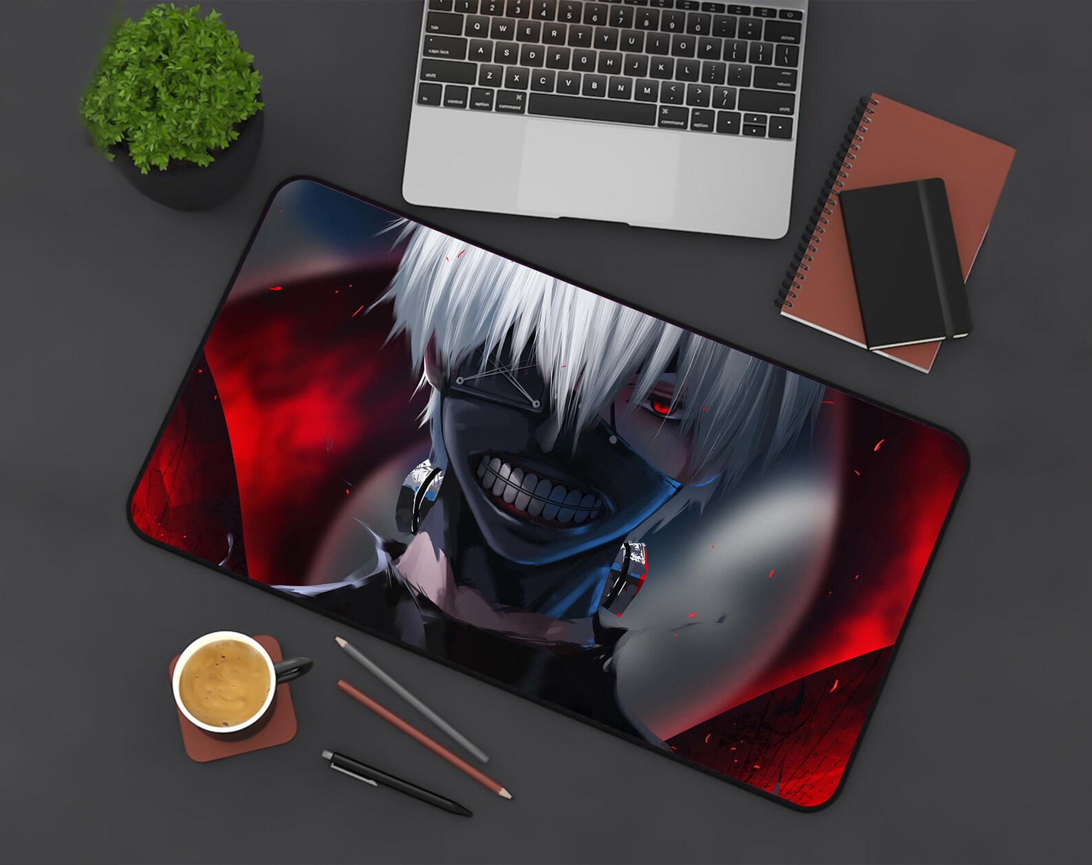 Anime Desk Mat Custom Anime Anime Desk Pad Mousepad 10 inch | Etsy