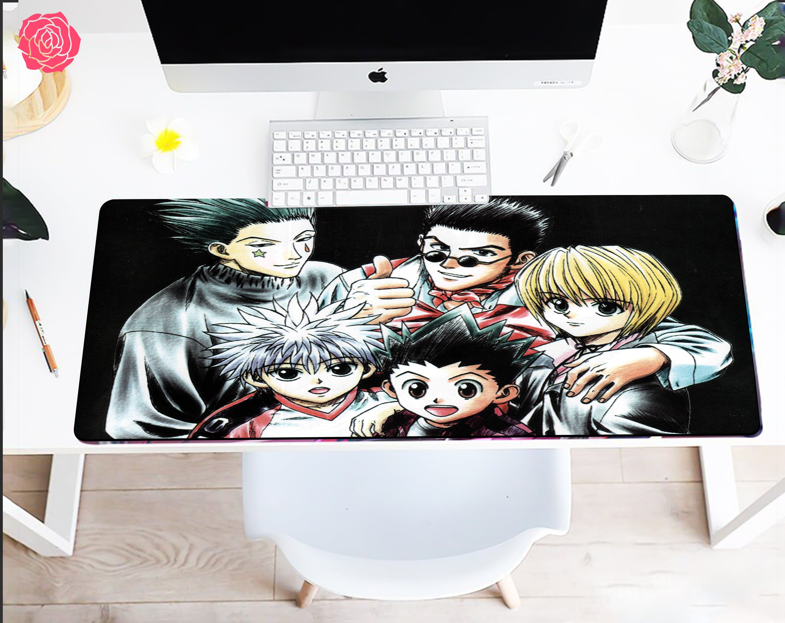 Anime Desk Mat Custom Anime Anime Desk Pad Mousepad 10 inch | Etsy