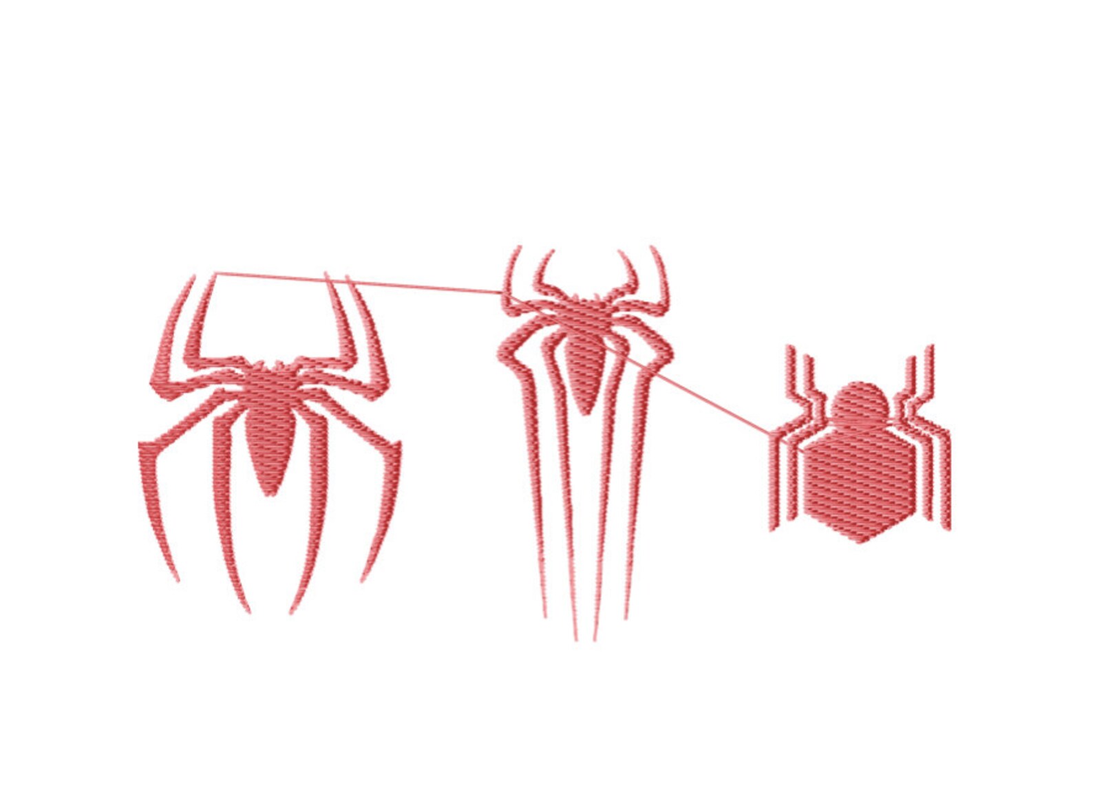 Spider-man Logos Embroidery Machine Design Pattern Files - Etsy UK