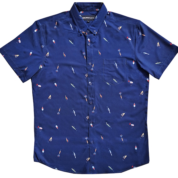 Fish Button up Shirt - Etsy