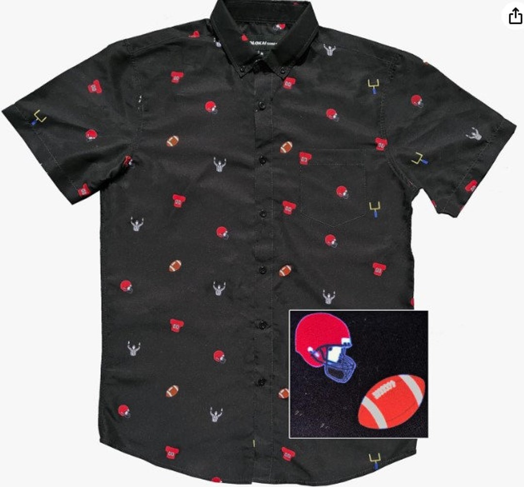 Molokai Football Button Down Shirt - Etsy
