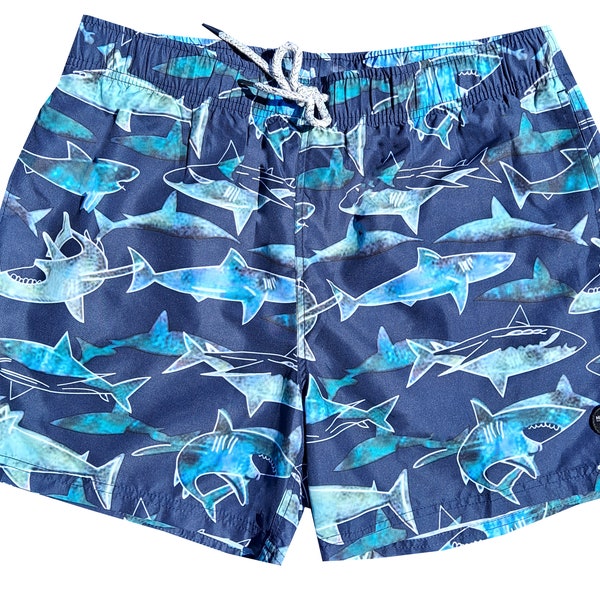 Shark Swimming Trunks - Etsy