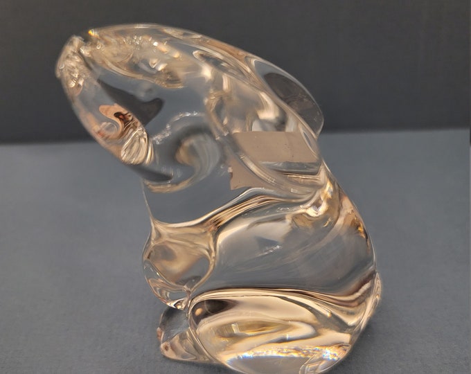 Vintage Baccarat Crystal Bunny Rabbit - Etsy