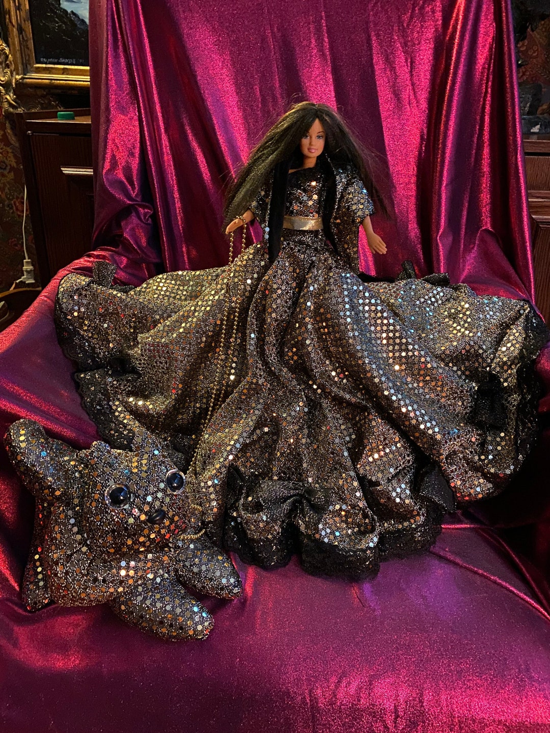 Beautiful Doll Dress Made by E. London - Etsy